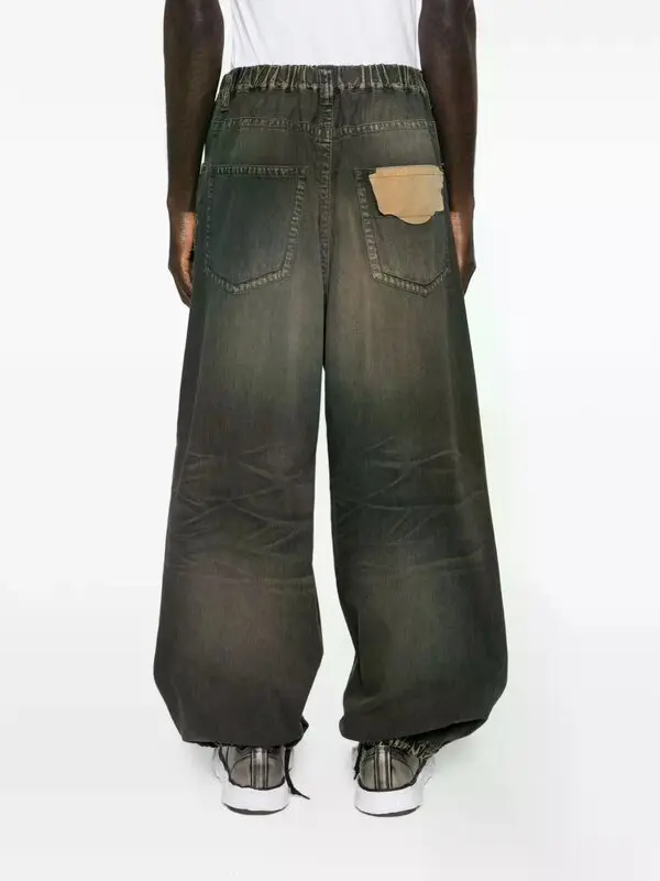 Mihara Yasuhiro Drawstring Wide Leg Jeans