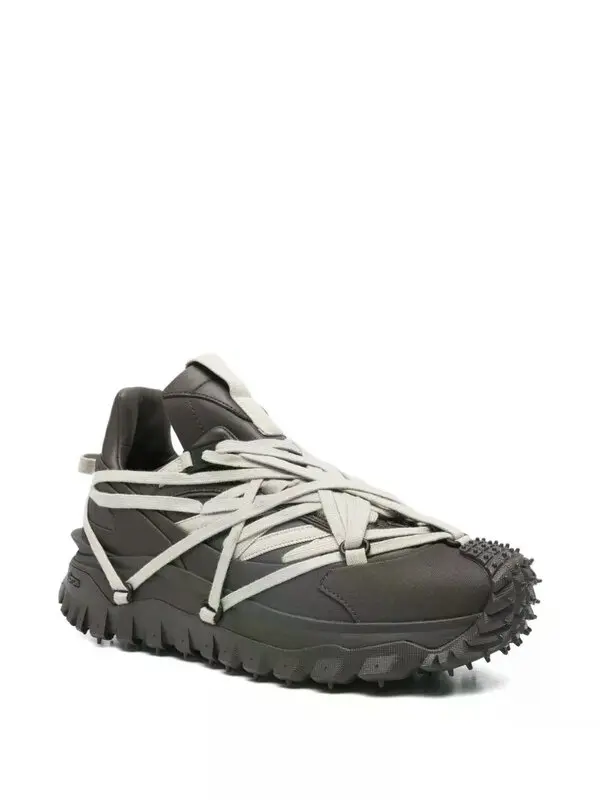 Moncler Rick Owens Trailgrip Megalace Sneakers - Brown
