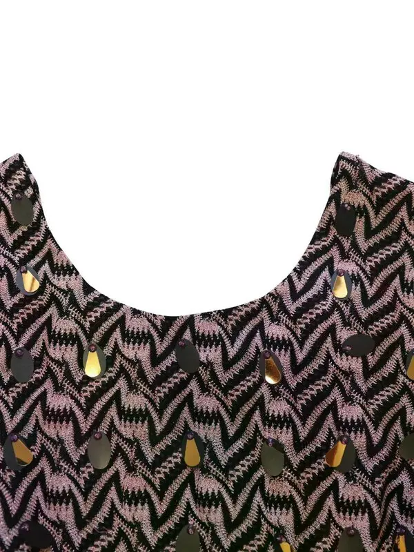 Missoni Zigzag Sleeveless Mini Dress