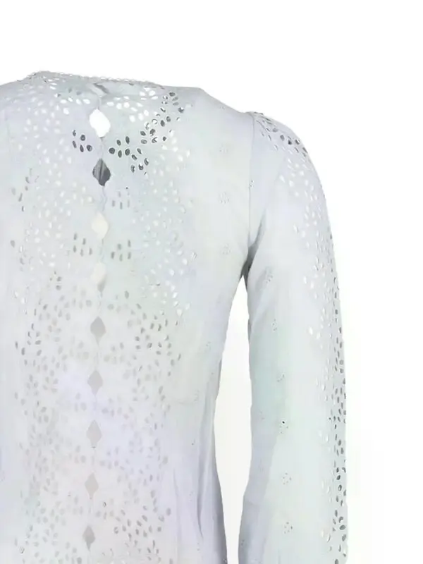Zimmermann Broderie-anglaise Long-sleeve Blouse