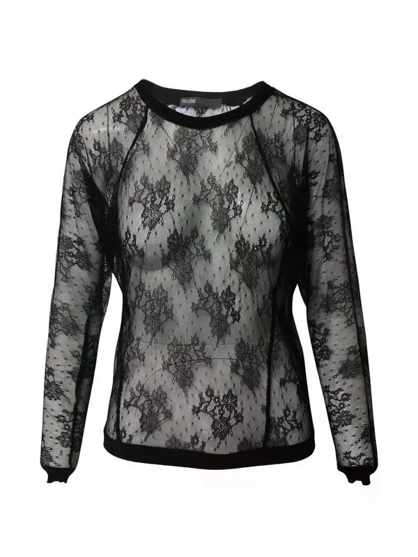 Maje Floral-lace Top
