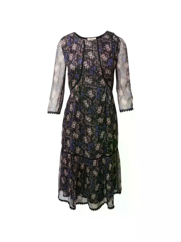 Ba&sh Printed Midi Dress