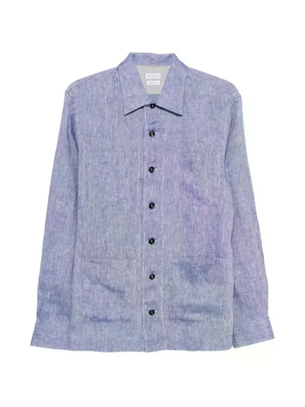 Brunello Cucinelli Buttoned Linen Shirt
