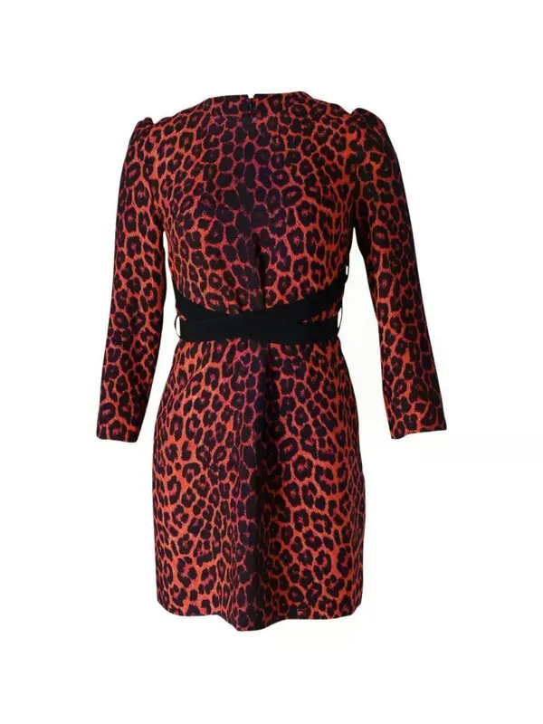 Victoria Beckham Animal-print Mini Dress