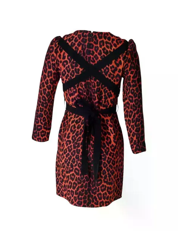 Victoria Beckham Animal-print Mini Dress