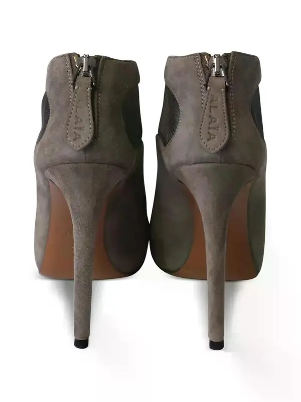Alaïa Almond-toe Ankle Boots