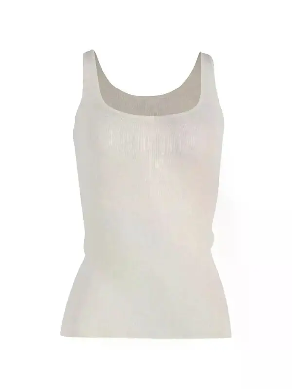 TOTEME Ribbed Square-neck Tank Top