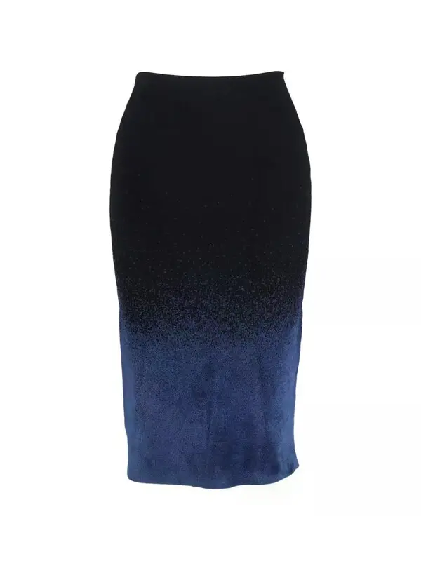 Roland Mouret Gradient Wool Skirt