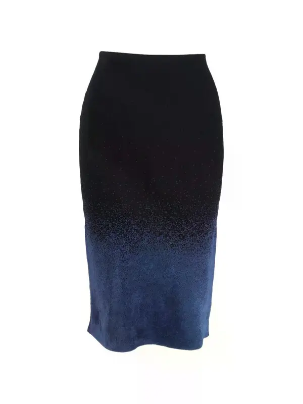 Roland Mouret Gradient Wool Skirt