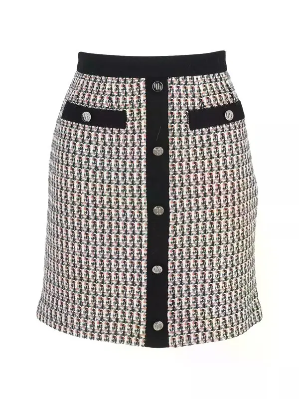 Maje Buttoned Mini Skirt