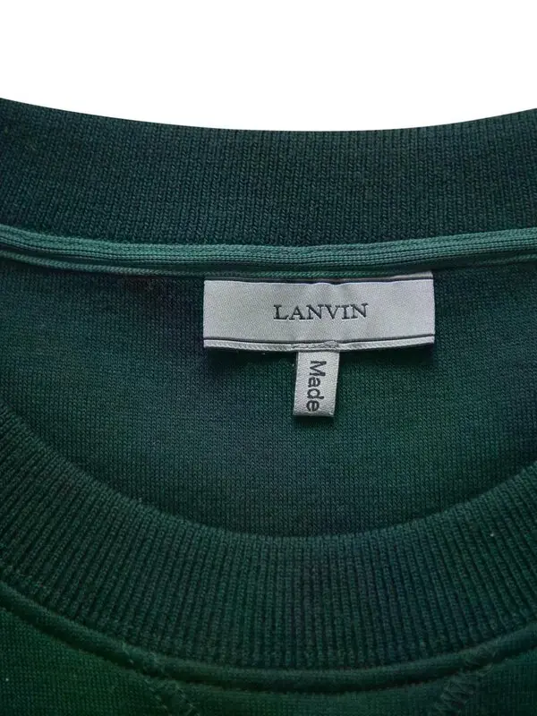 LANVIN Logo-embroidered Sweatshirt