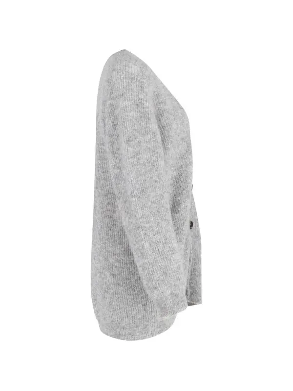 GANNI Buttoned Long-sleeve Cardigan