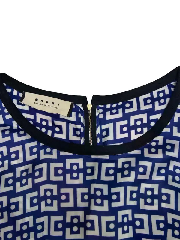 Marni Geometric-pattern Blouse