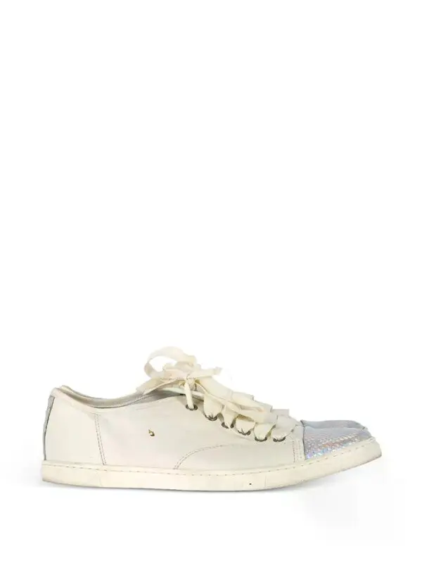 LANVIN Snakeskin-effect Sneakers