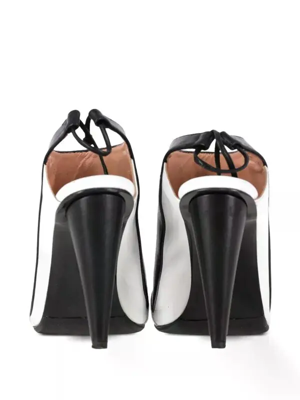 Roland Mouret Damier Peep-toe Ankle Boots