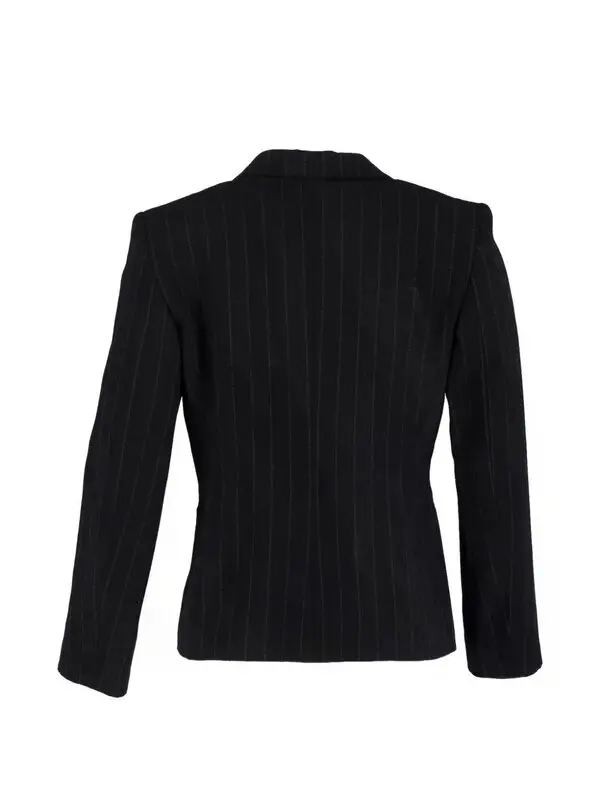 Max Mara Striped Peaked-lapel Blazer