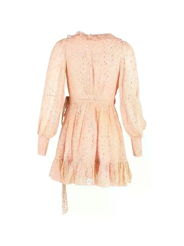 Zimmermann Ruffled Polka-dot Mini Dress