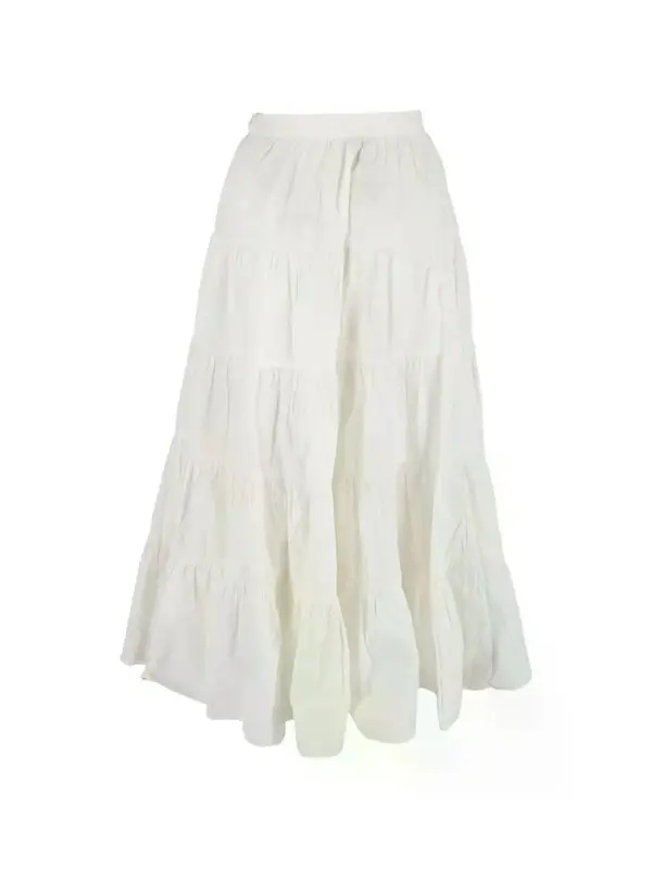 Ulla Johnson Tiered Midi Skirt