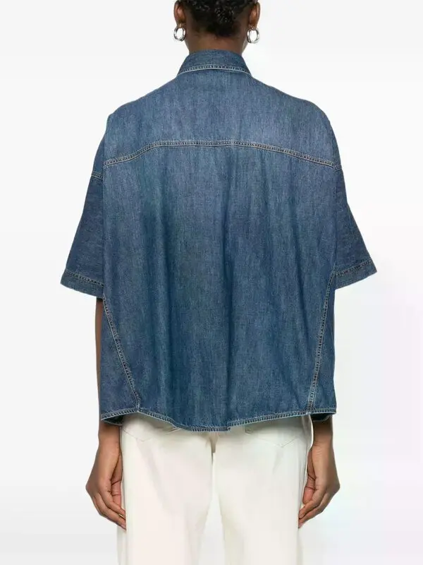 Brunello Cucinelli Flap-pockets Denim Shirt