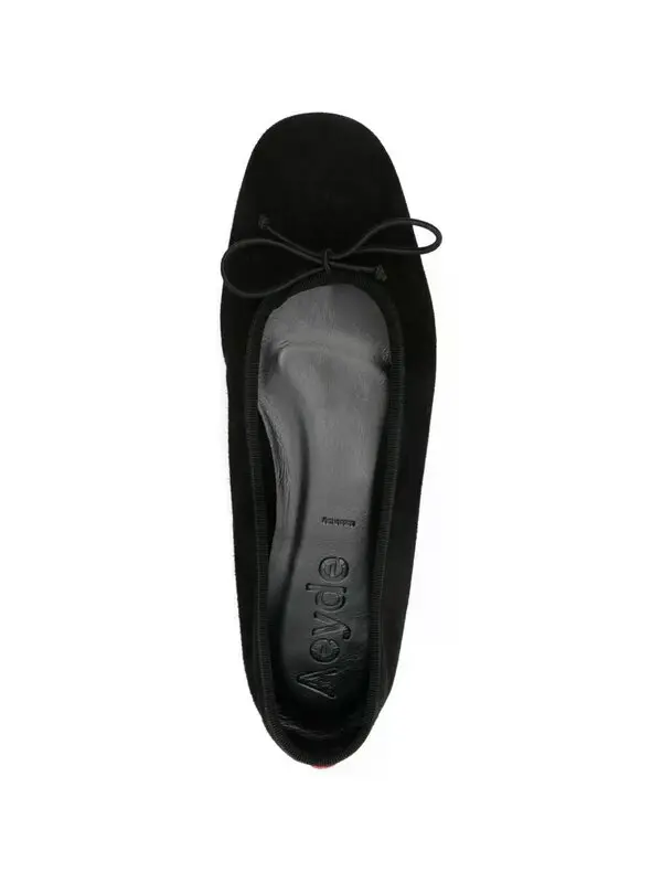AeydĒ Tiby Bow Ballet Flats - Black