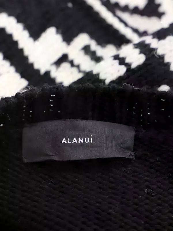 Alanui Aztec Print Wool Sweater