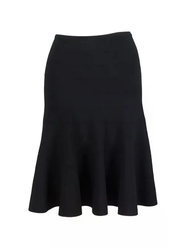 Alaïa Flared Midi Skirt