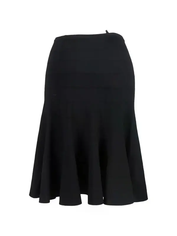Alaïa Flared Midi Skirt