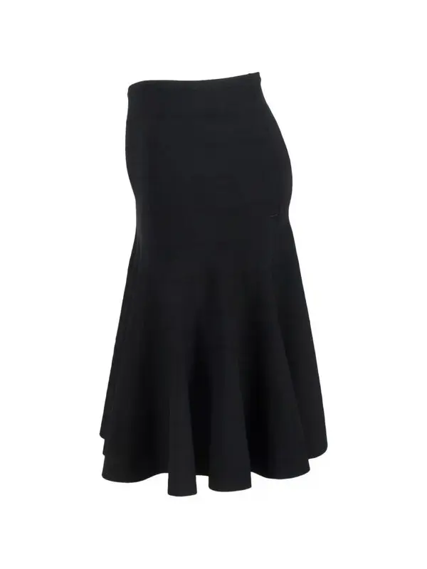 Alaïa Flared Midi Skirt