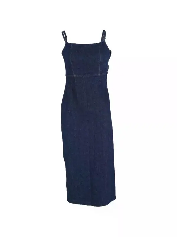 REFORMATION Delphinia Denim Midi Dress - Blue