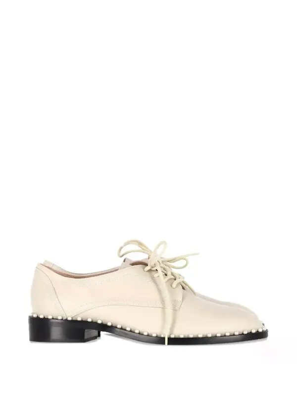 STUART WEITZMAN Pearl-embellished Brogues