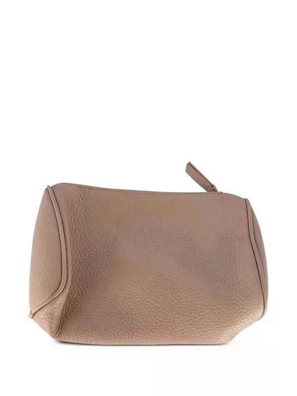 SERGIO ROSSI Leather Make Up Bag