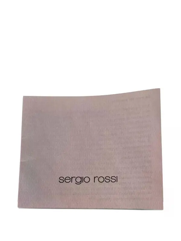 SERGIO ROSSI Leather Make Up Bag