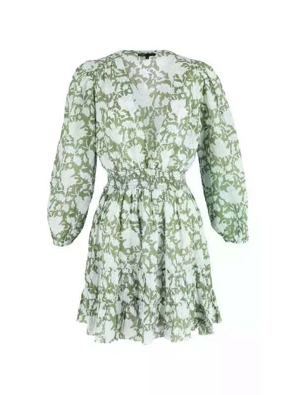 Maje Floral-pattern Mini Dress