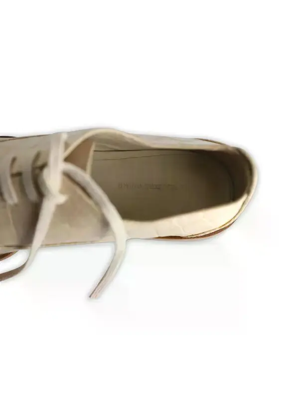 ALEXANDER WANG Ingrid Croc-embossed Oxford Shoes