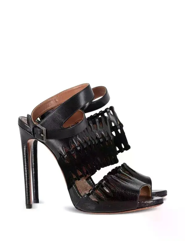 Alaïa Cut-out Ankle-strap Sandals