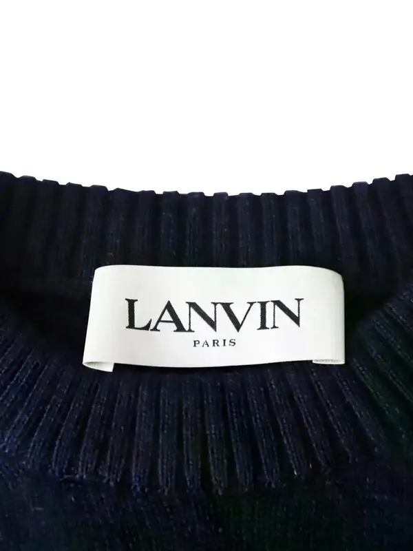 LANVIN Flame Jacquard Knit Jumper