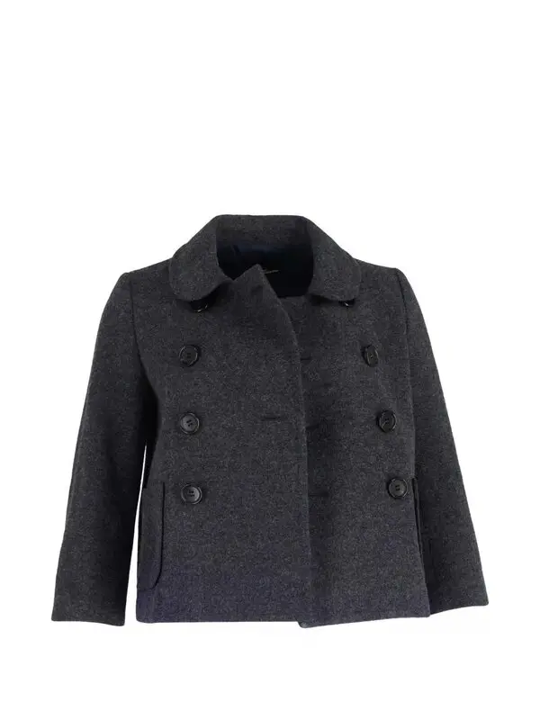 Comme Des Garçons Double-breasted Short Coat