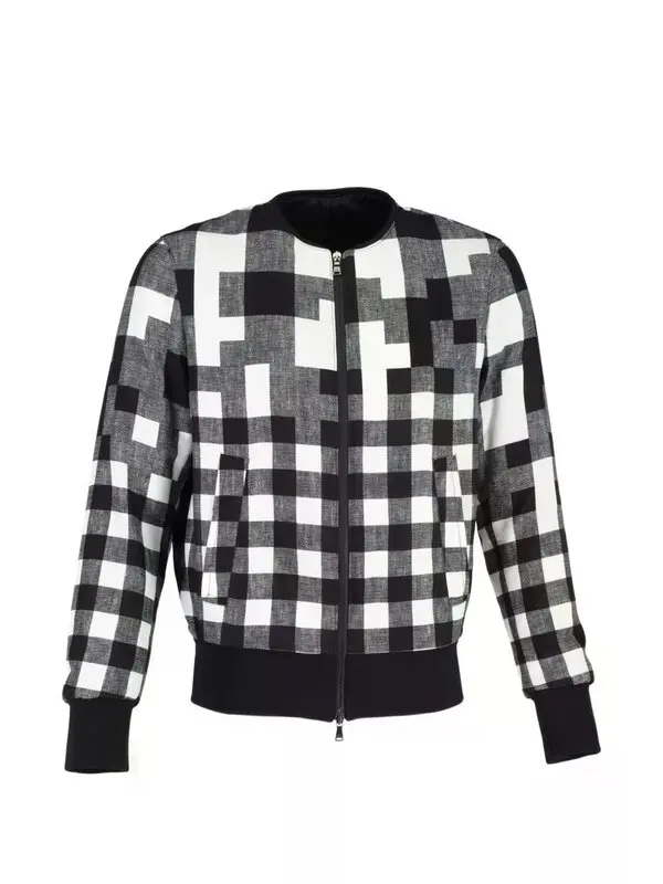 Neil Barrett Checkered Bomber Jacket