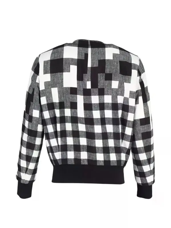 Neil Barrett Checkered Bomber Jacket