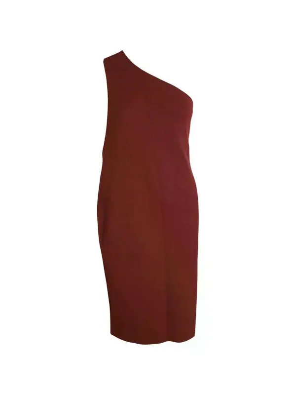 Bottega Veneta One-shoulder Mini Dress - Red