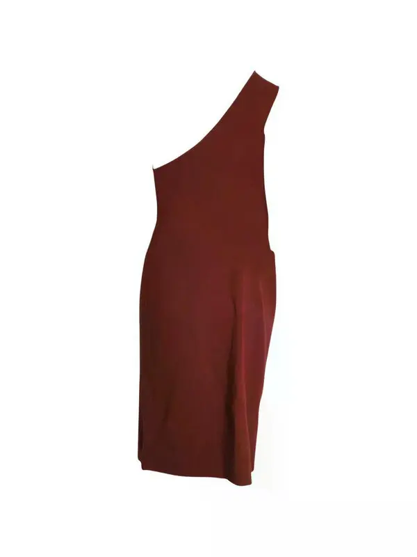 Bottega Veneta One-shoulder Mini Dress - Red