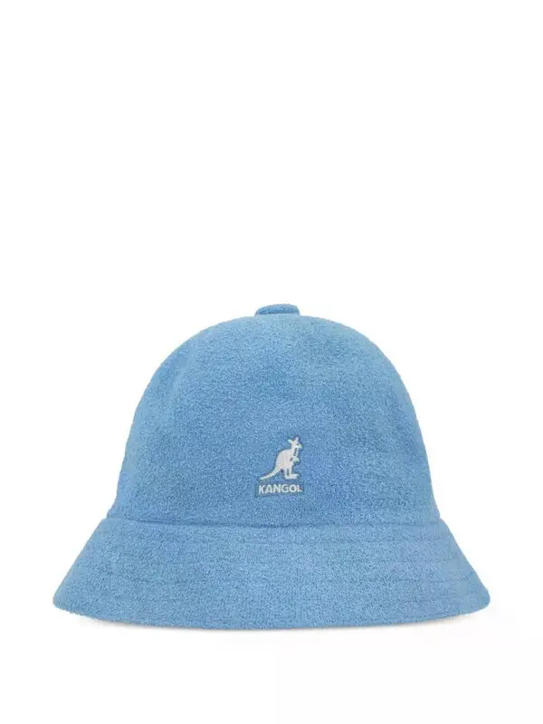 KANGOL Embroidered Bucket Hat - Blue
