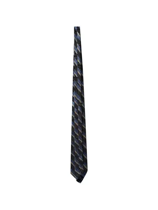 MARIO VALENTINO VINTAGE Diagonal-stripe Neck Tie