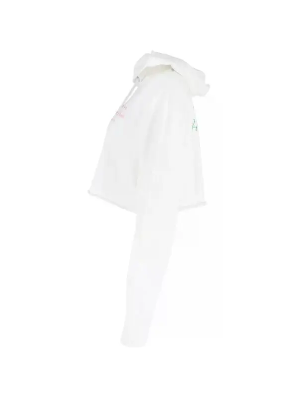 Helmut Lang Slogan-embroidered Hoodie