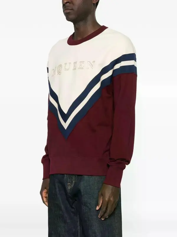 Alexander McQueen V-print Logo Sweatshirt