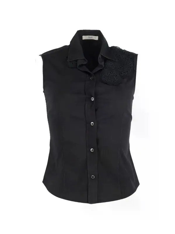 Prada Buttoned Sleeveless Shirt