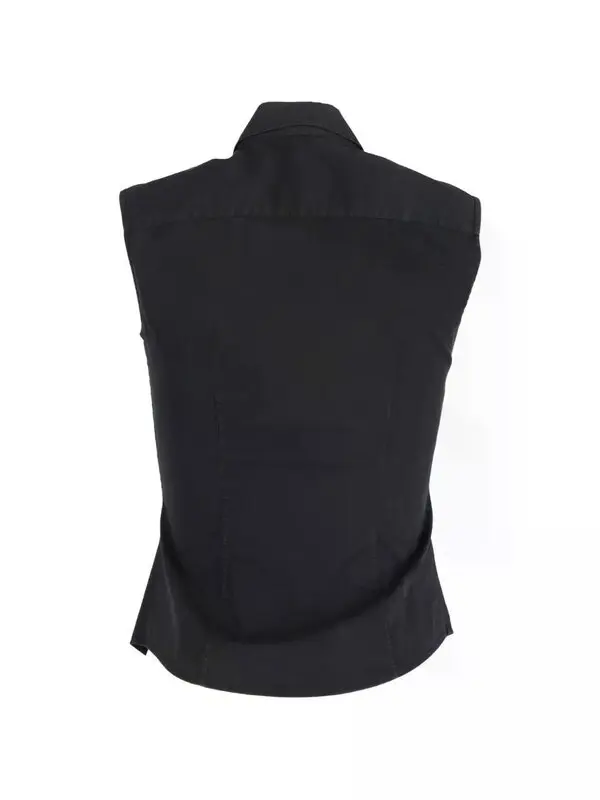 Prada Buttoned Sleeveless Shirt