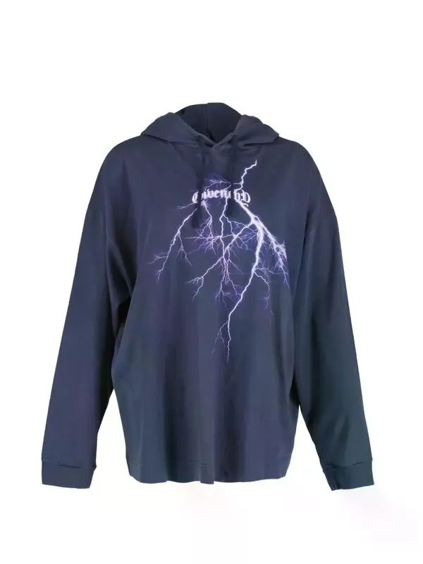 Givenchy Lightning Graphic Printed Hoodie