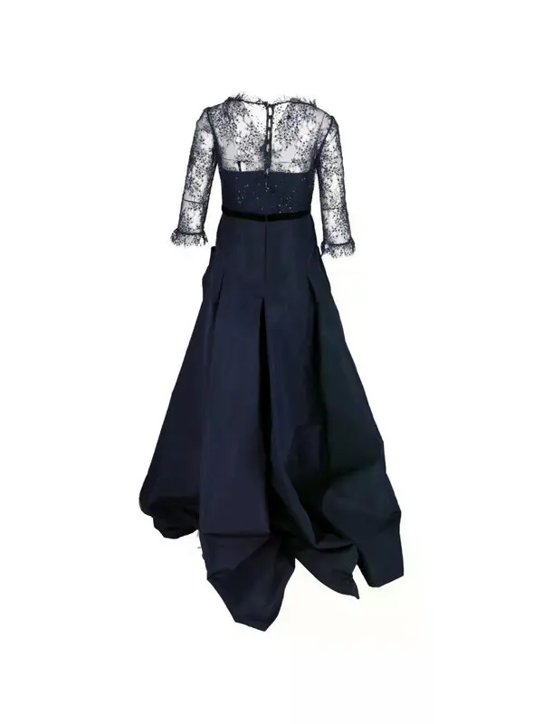 wedding dress lace sleeves open back 3D Floral Lace Cap Sleeves Backless A-line Stunning Wedding Dresses, CW0271 main image 1