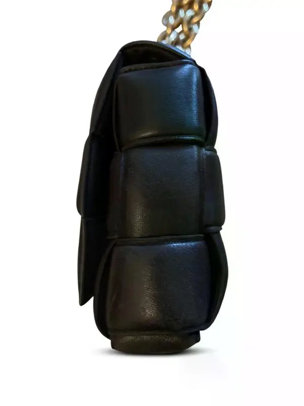 Bottega Veneta Intrecciato Cassette Shoulder Bag - Brown